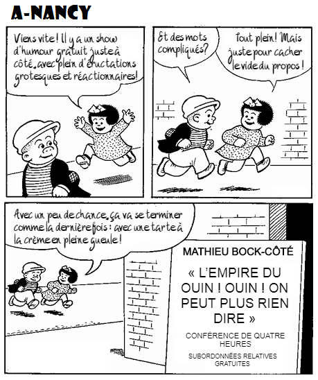 L’empire du Ouin! Ouin! On peut plus rien dire – A-Nancy